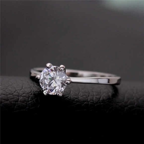 Ann & Dan Fashion | Jewelry | Sterling Silver Cubic Zirconia Stone S925 Ring | Poshmark